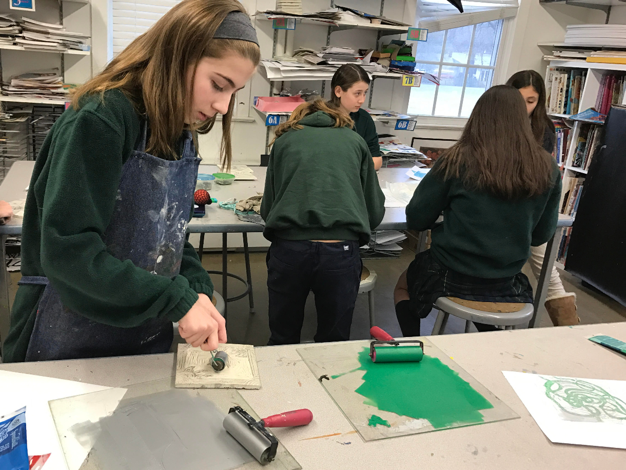 Unquowa School | Block Printing Experiments