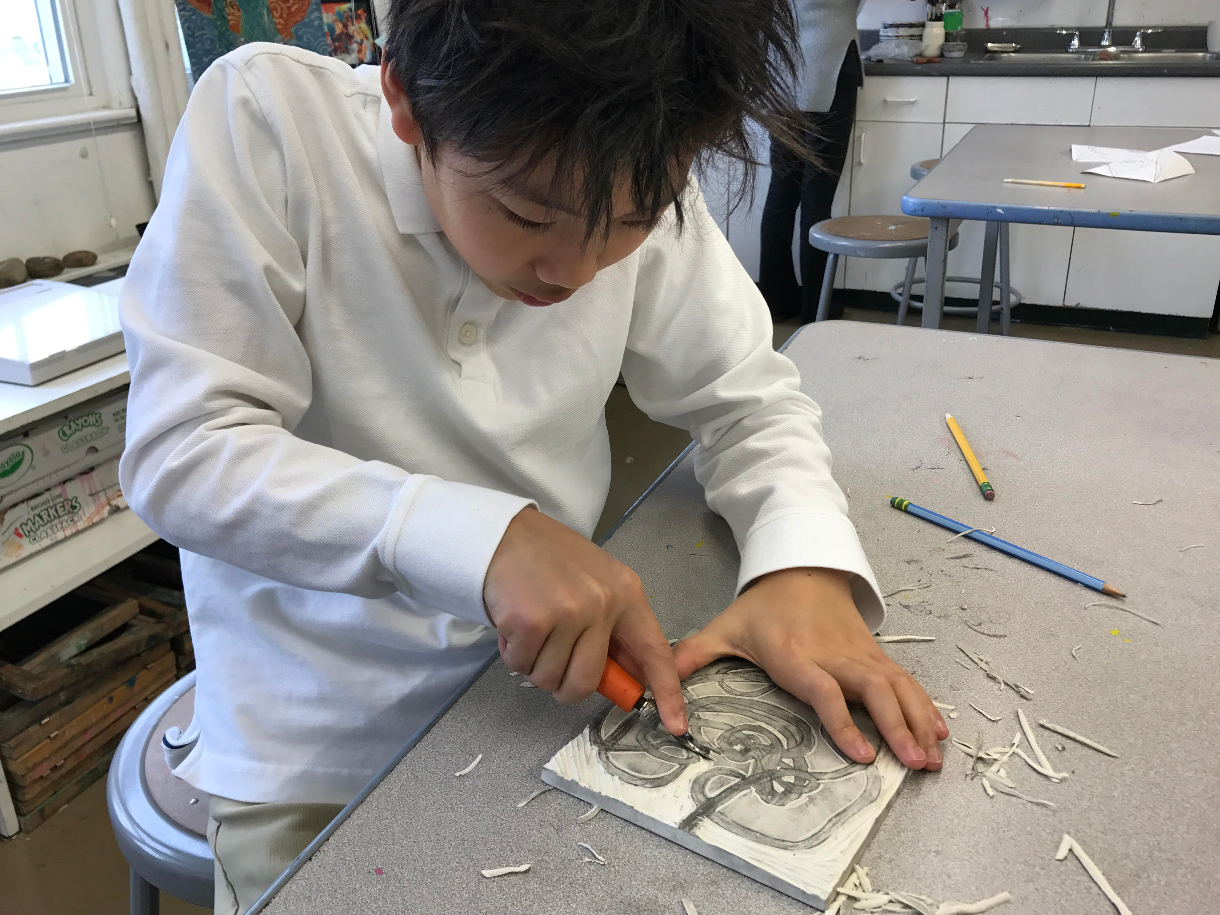 Unquowa School | Block Printing Experiments