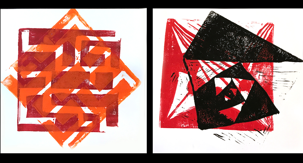 Unquowa School | Block Printing Experiments